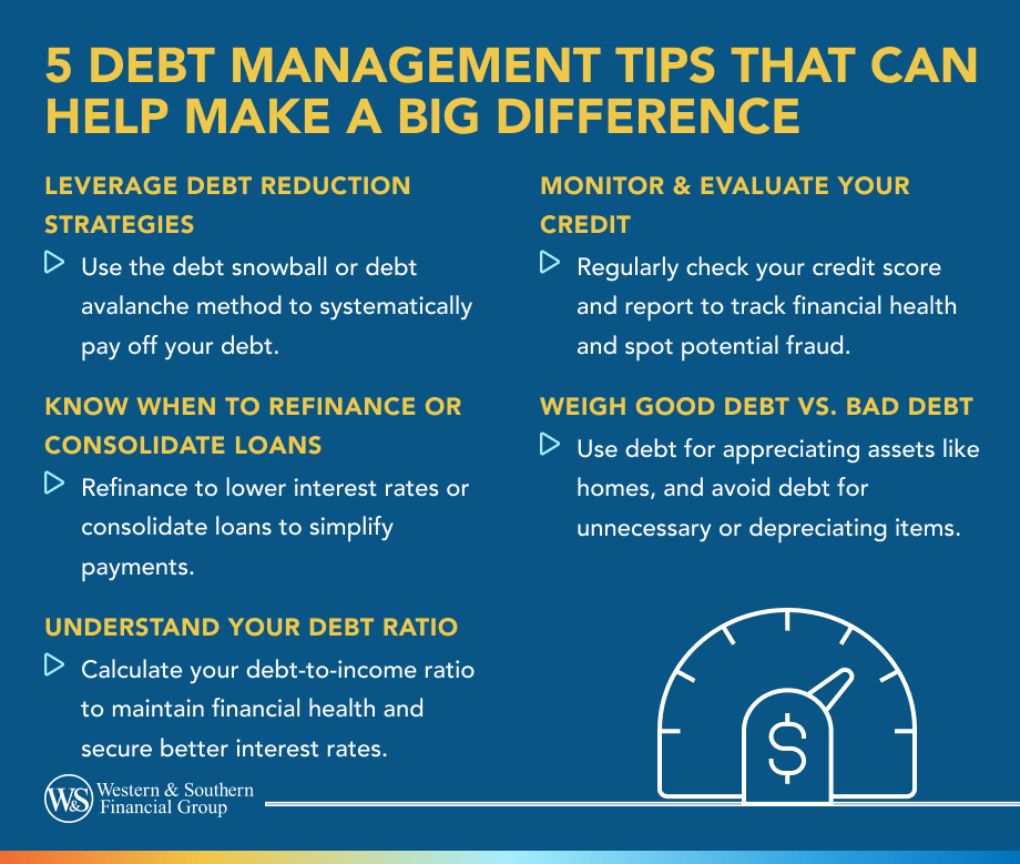 5 Debt Management Tips That Can Help Make a Big Difference