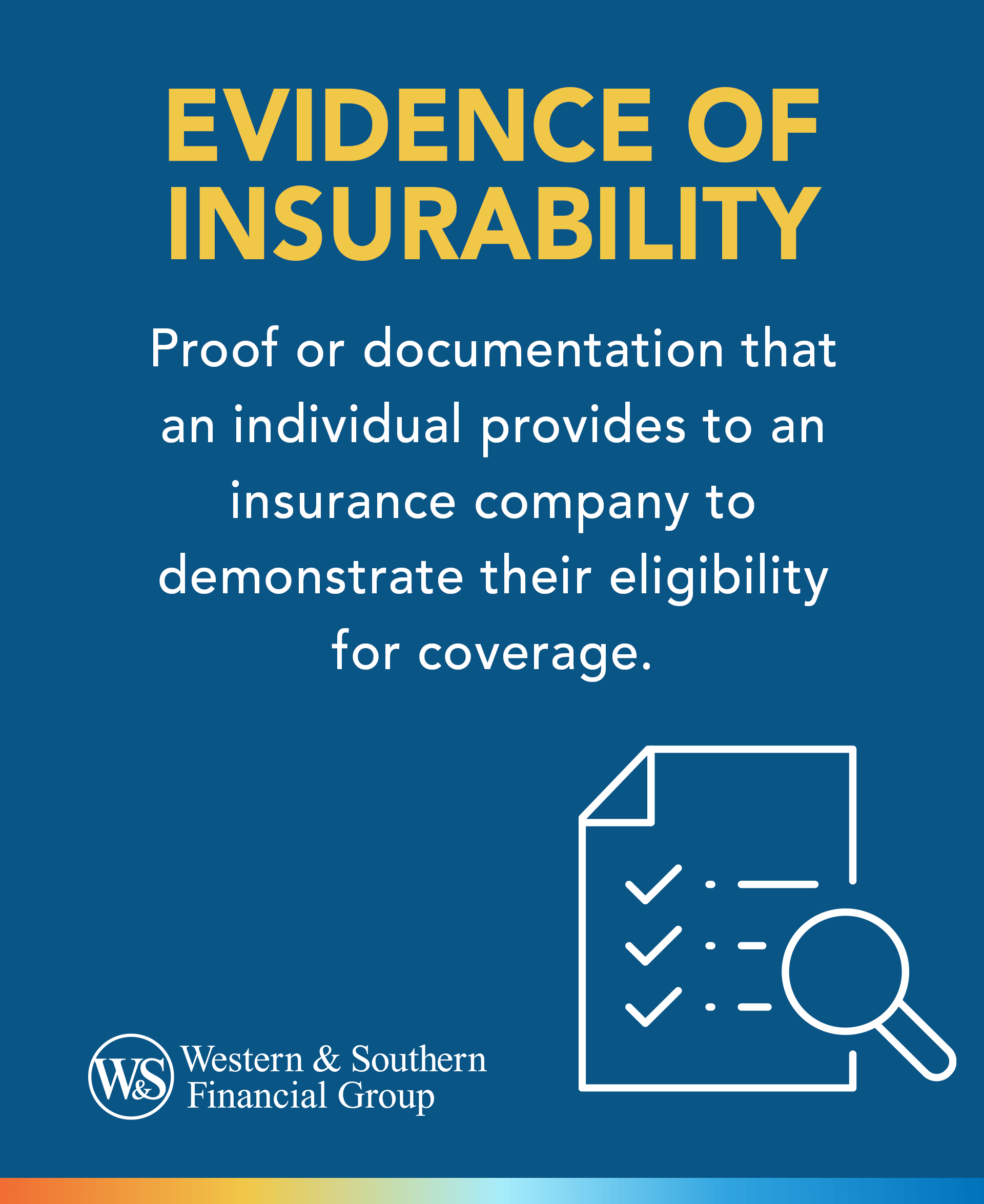 Understanding Evidence Of Insurability (EOI)
